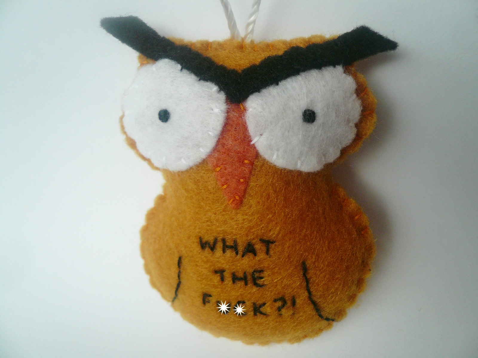 Ornery Owl Ornament Christmas Decoration Funny Naughty Gifts For Men Or ...